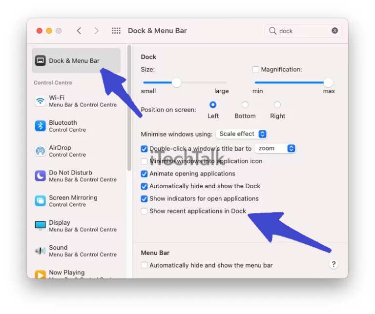 Clear Recents On Mac – iTechTalk