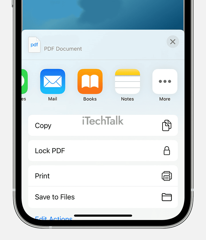 How To Open PDF On IPhone