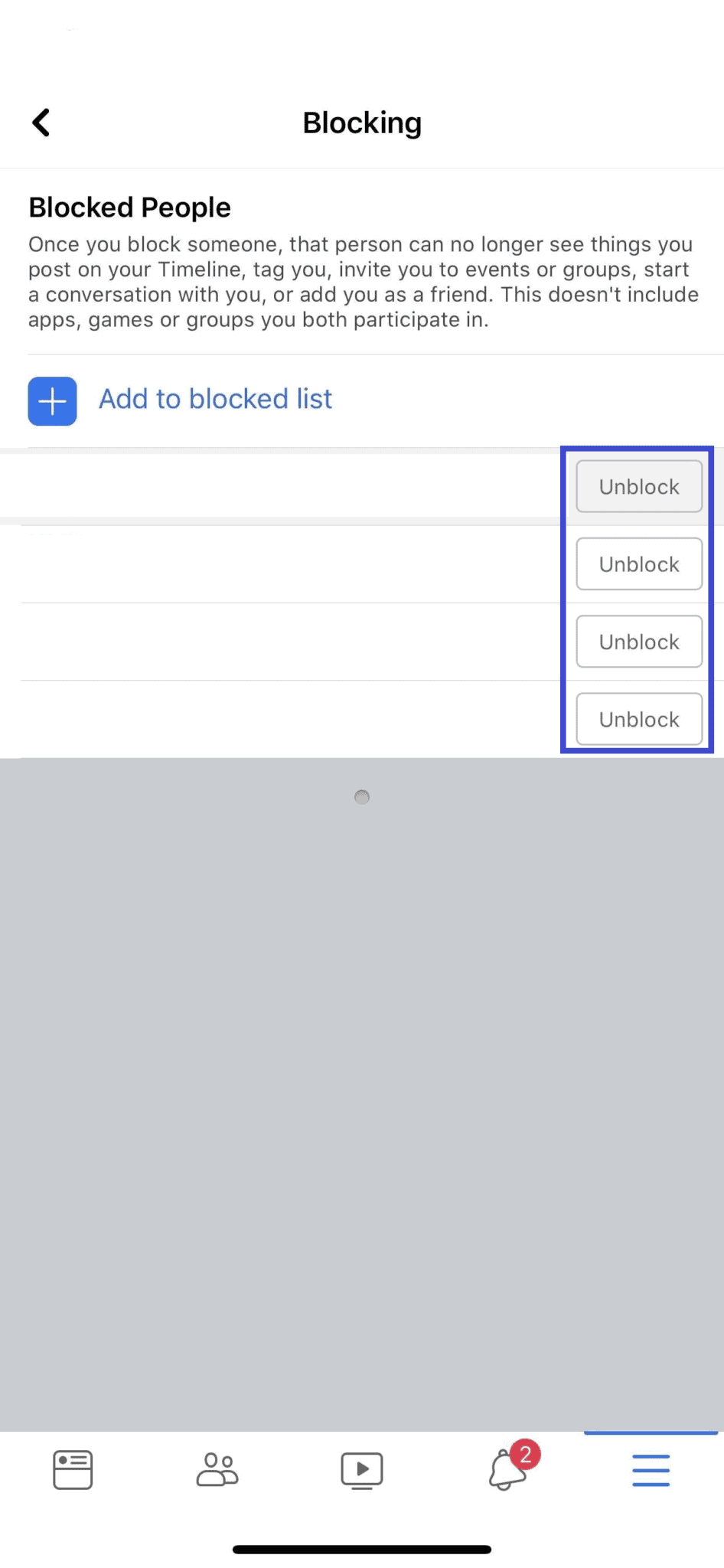 How To Unblock Someone On Facebook On iPhone – iTechTalk